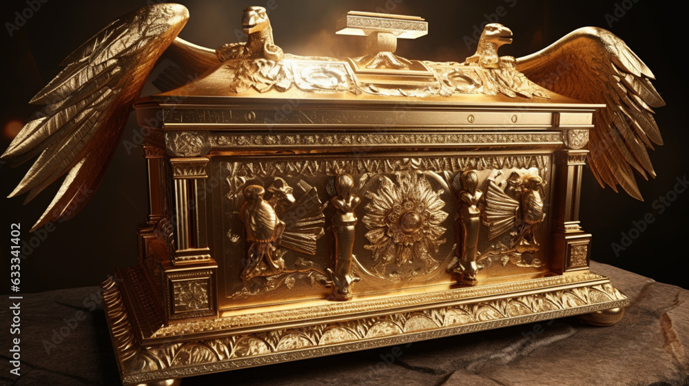Ark of the Covenant: Mystical Relic of History Stock Illustration ...