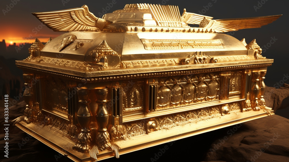 Ark of the Covenant: Mystical Relic of History Stock Illustration ...