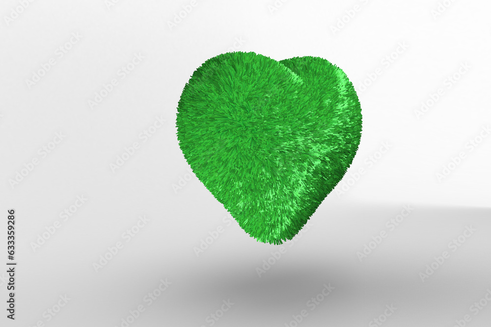 Digital png illustration of heart of grass on transparent background ...