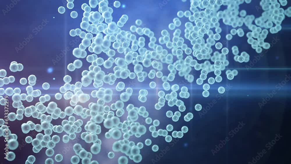 animation of rotating DNA strands 4K 3840x2160, DNA construction from ...