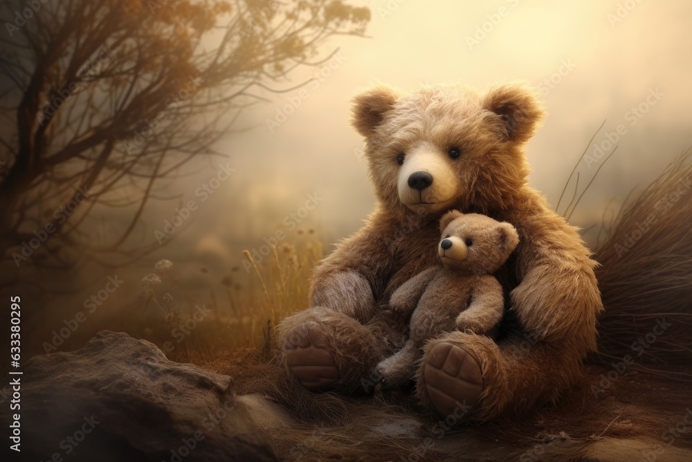 Teddy Bear Photo Backdrops Newborn Overlays, Photoshop Overlays Stock ...