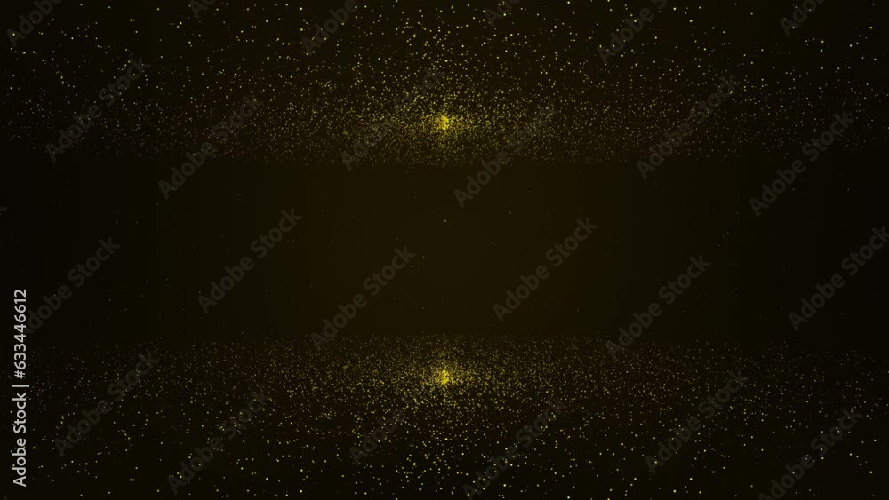 Sharp design golden stage glitter Ceremony animation stars, particles ...