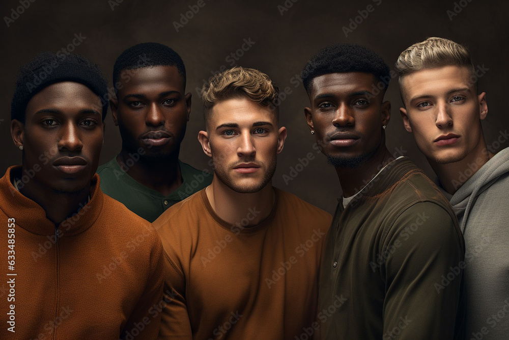 Captivating Diversity in Skincare: Portraits of Men with Unique Skin ...