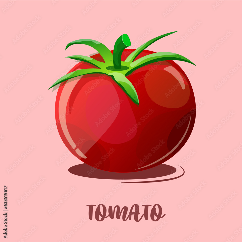 red tomato clipart.Isolated object.Tomatos cartoon infographics ...