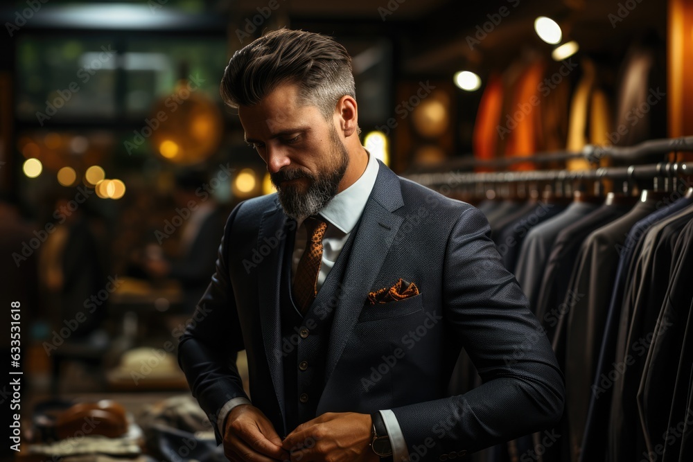Tailor taking measurements for a suit - stock photography Stock Photo ...