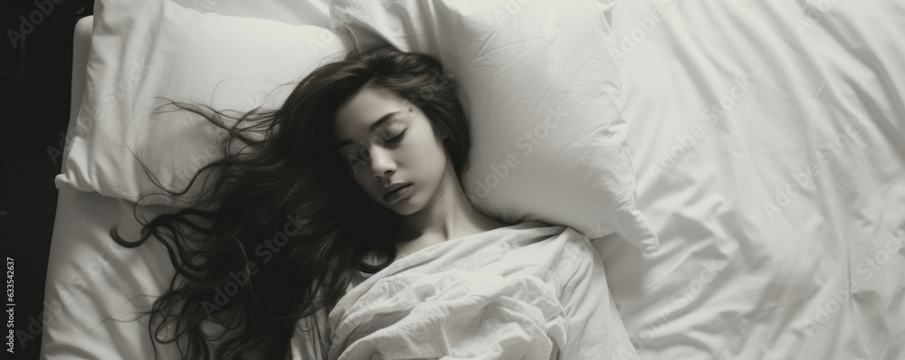An adolescent girl lying in a hospital bed with her arm in a cast her ...