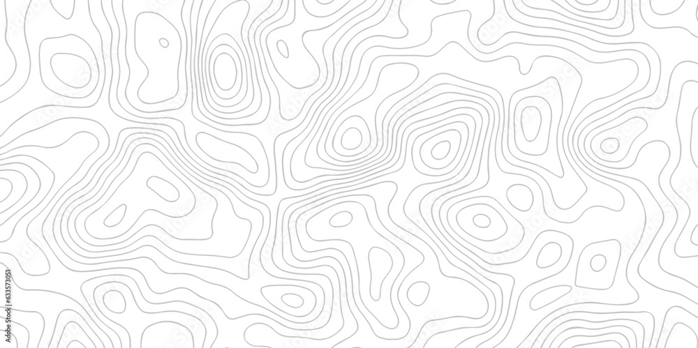 Abstract pattern with lines topographic map background. Topography and ...