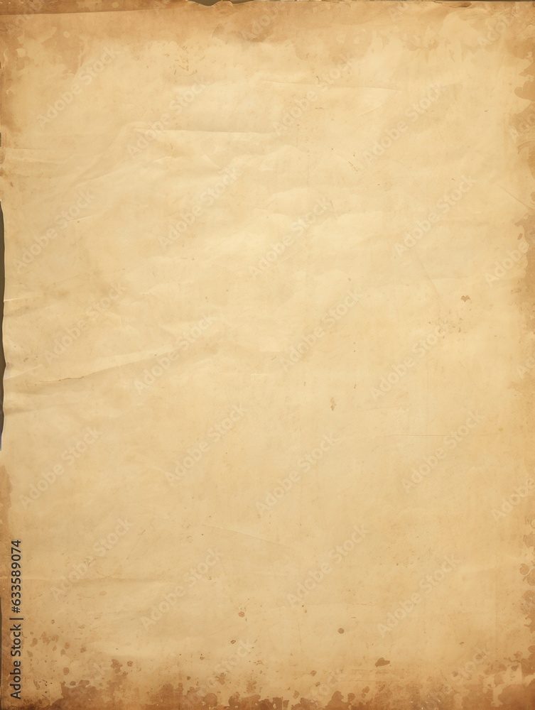 Stylised old vintage blank sheet of paper as a texture background ...