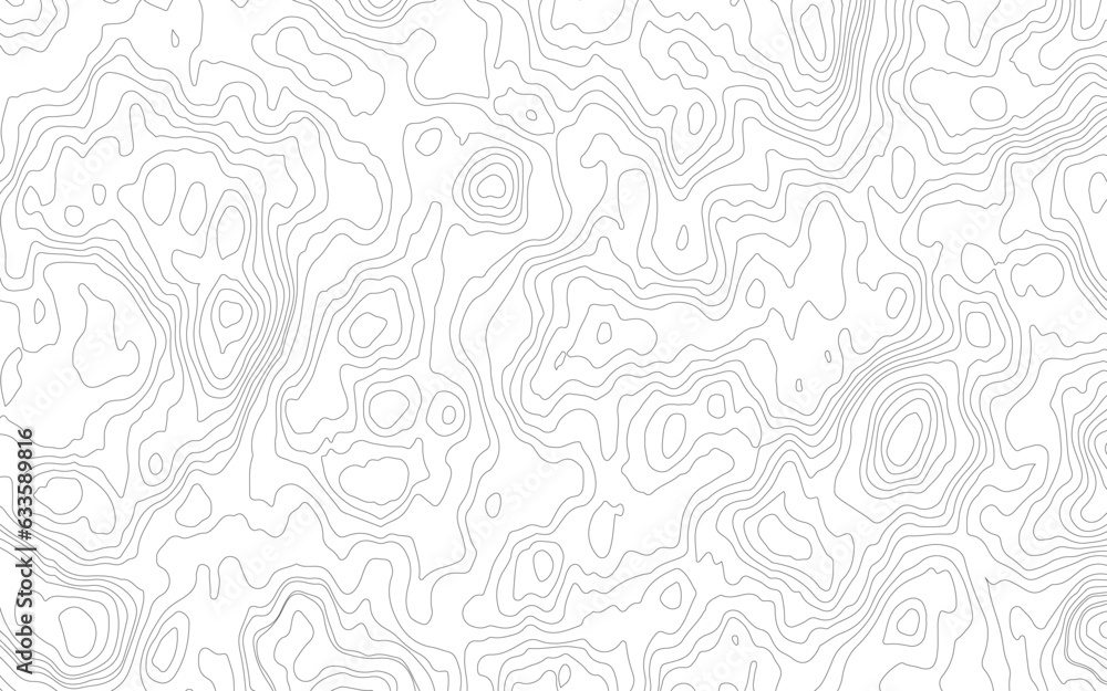 Light topographic topo contour map background, vector illustration ...