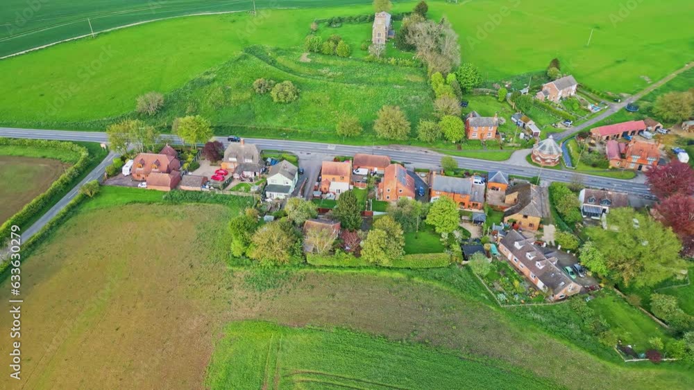 Burwell village's evolution from medieval market town shown in drone ...