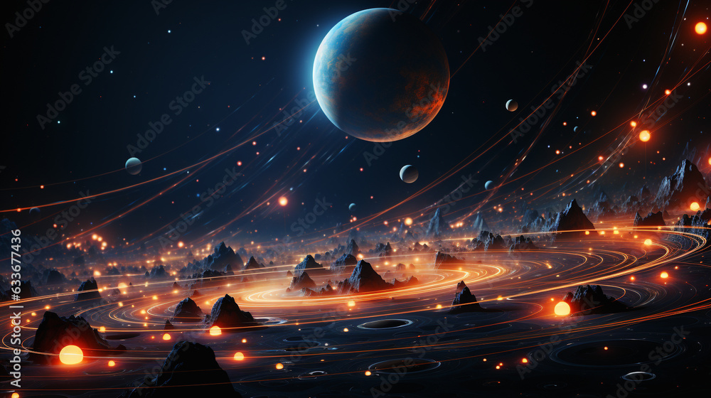 an interpretation of the planetary system with dwarf plans and ...