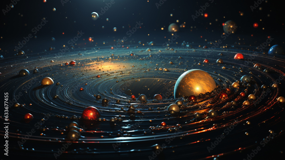 an interpretation of the planetary system with dwarf plans and ...