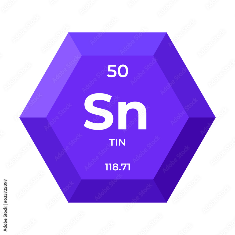 Tin is chemical element number 50 of the Post Transition Metal group ...