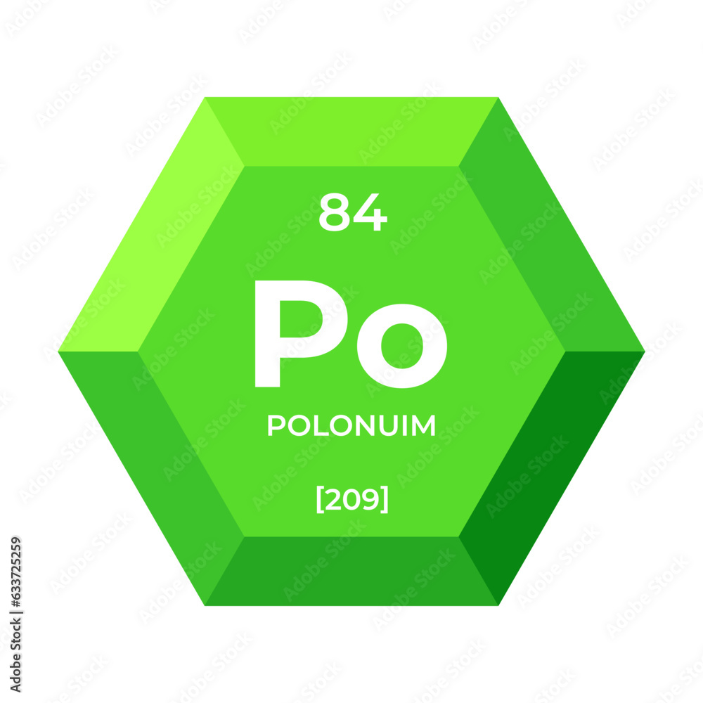 Germanium is chemical element number 32 of the metalloid group. Icon of ...