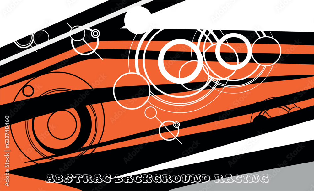 Abstract graphic line racing background kit vector design for vehicle ...