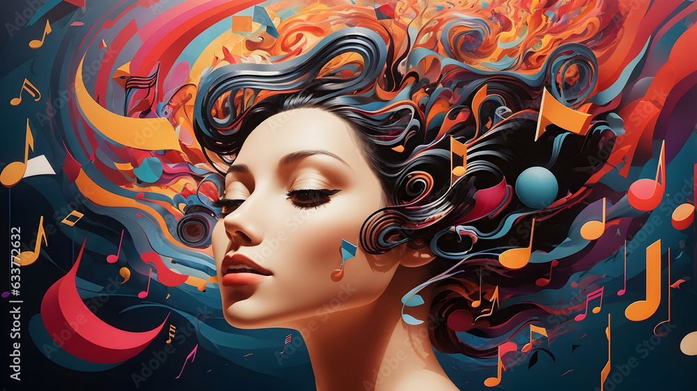 Surreal auditory hallucinations. Vibrant colors, abstract expressionism ... Surreal auditory hallucinations. Vibrant colors, abstract expressionism ...