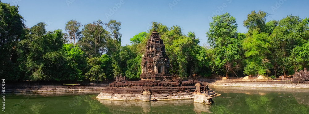 Jayatataka monument, a historic Hindu royal temple with added Buddhist ...