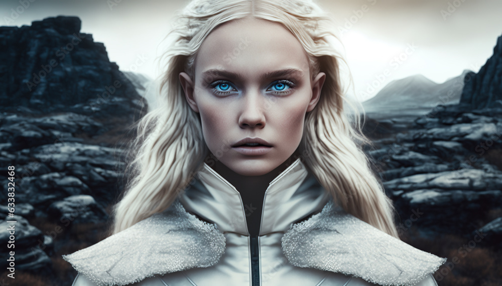 Beautiful Pleiadian, Nordic Extraterrestrial Humanoid Alien with blonde ...
