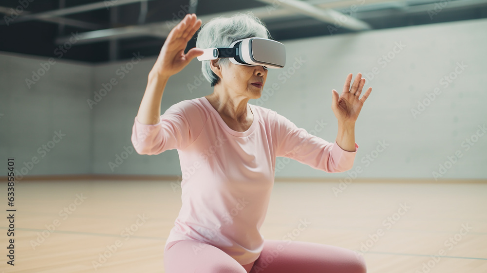 Virtual Reality sport meditative Sensory Stimulation for eldery people ...