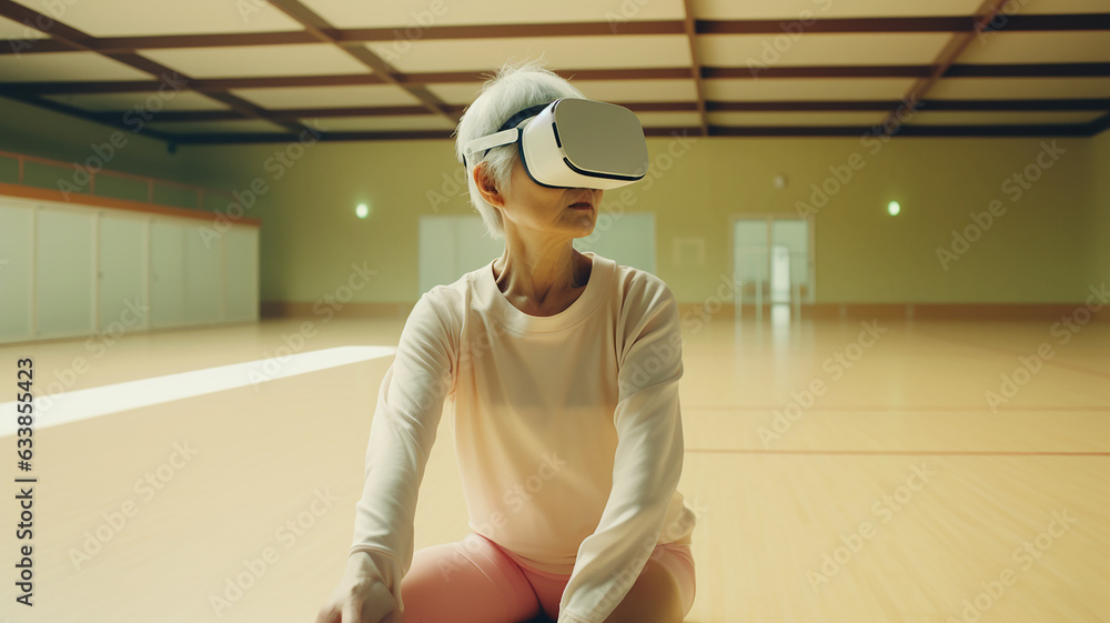 Virtual Reality sport meditative Sensory Stimulation for eldery people ...