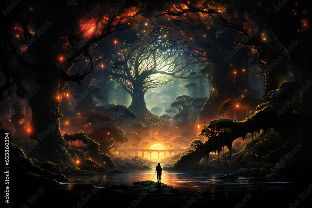 Fantasy Landscape Mysterious and Enchanted Realm: Explore an ...