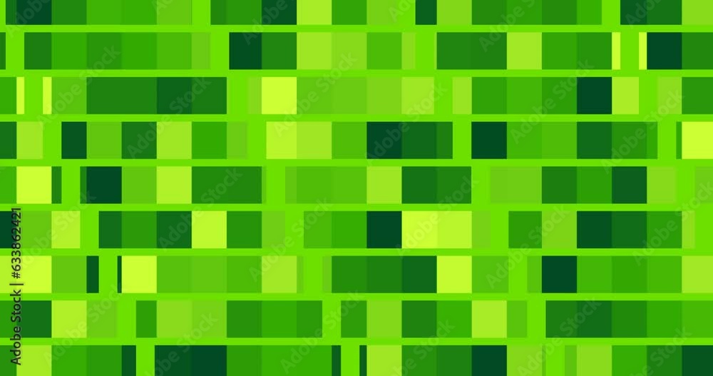 Animated multicolored pixel background. 4K resolution abstract pixel ...