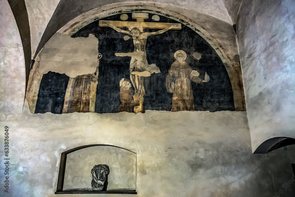 Foto de Interior of Florence Holy Cross Basilica (Basilica di Santa ...