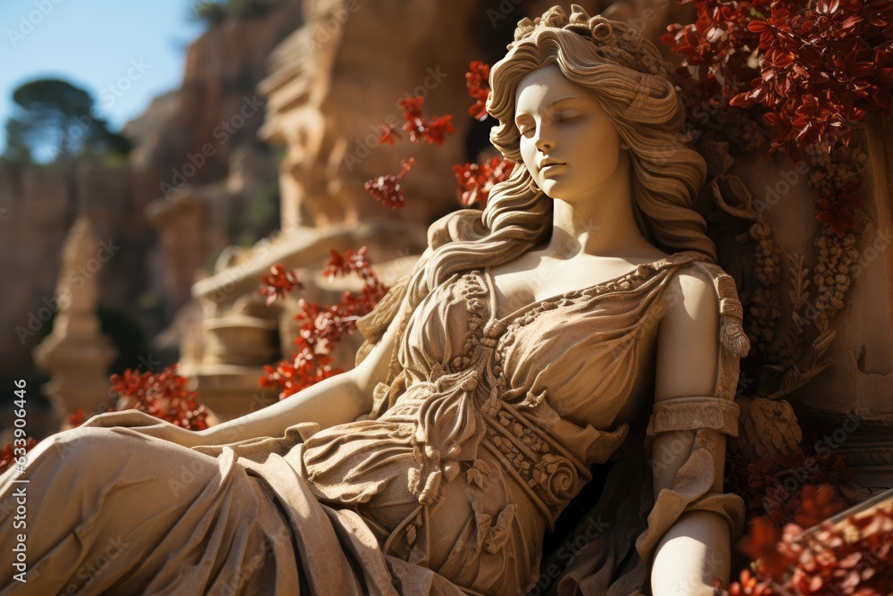 An Extraordinary Scene inspired by Greek Mythology, Depicting Gods ...