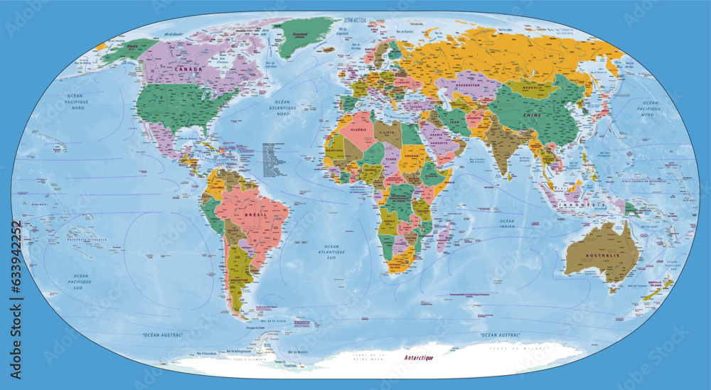 Spanish world map