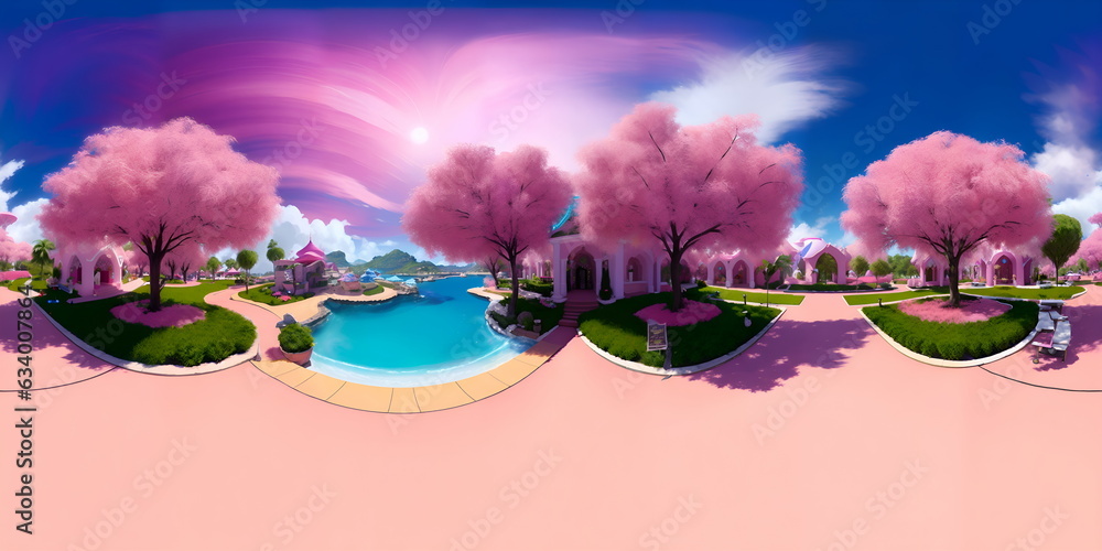360 degree Panoramic Background - Generative ai, üretken yapay zeka ...