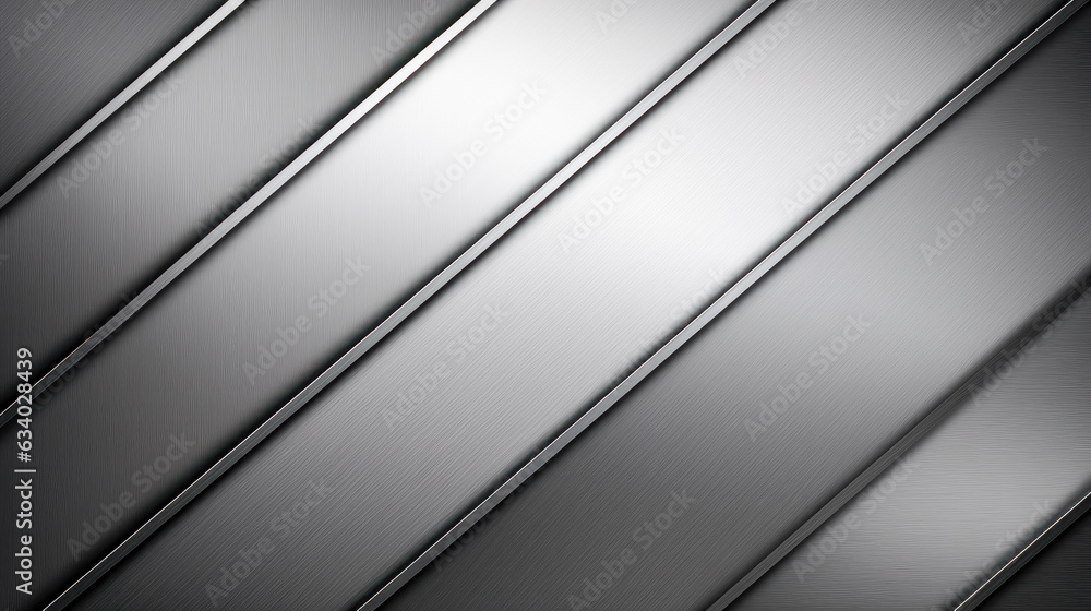 Silver Metal Background with Diagonal Lines and Metallic Texture AI ...