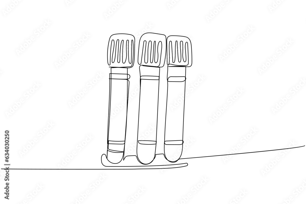 Vetor de Tubes in holder, Test tube rack, medical tests, medical ...
