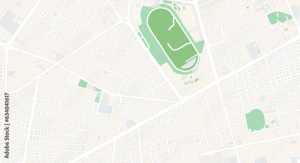 abstract background with lines. Map in Retro Style. Outline Map. urban ...