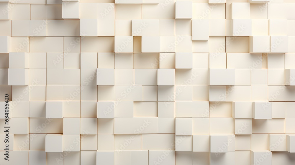 Ivory Cubes Wall Background Stock Illustration | Adobe Stock