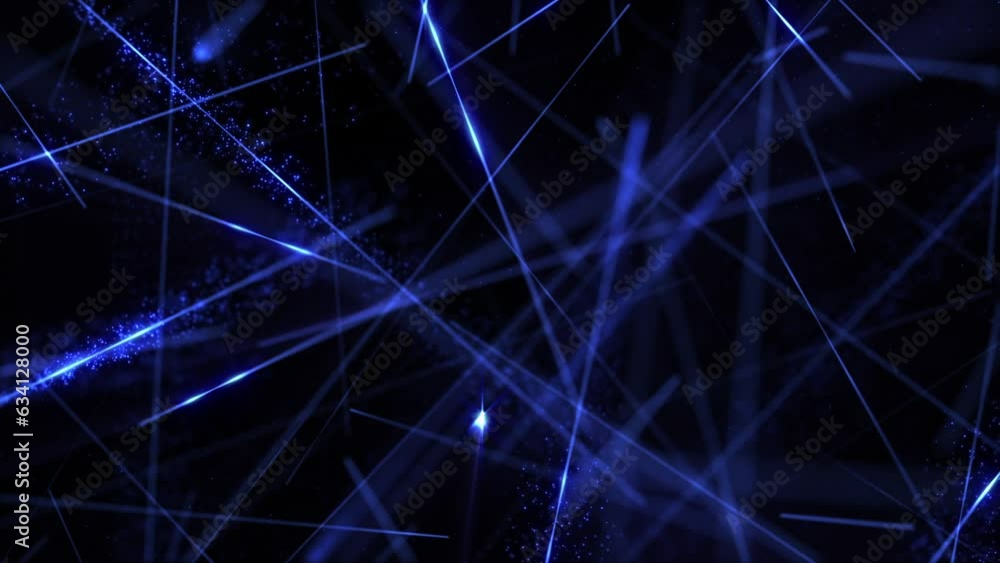 Glowing red laser beams motion background with shiny exploding ...