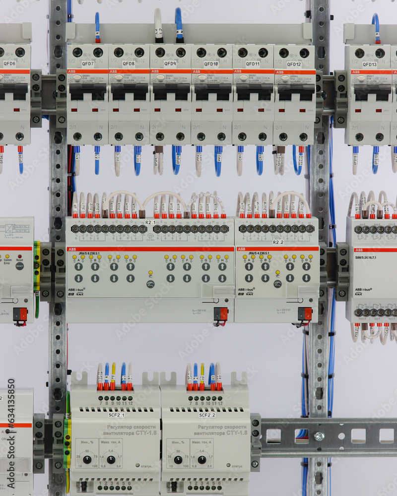 ABB automation modules for managing processes in apartments. Smart home ...