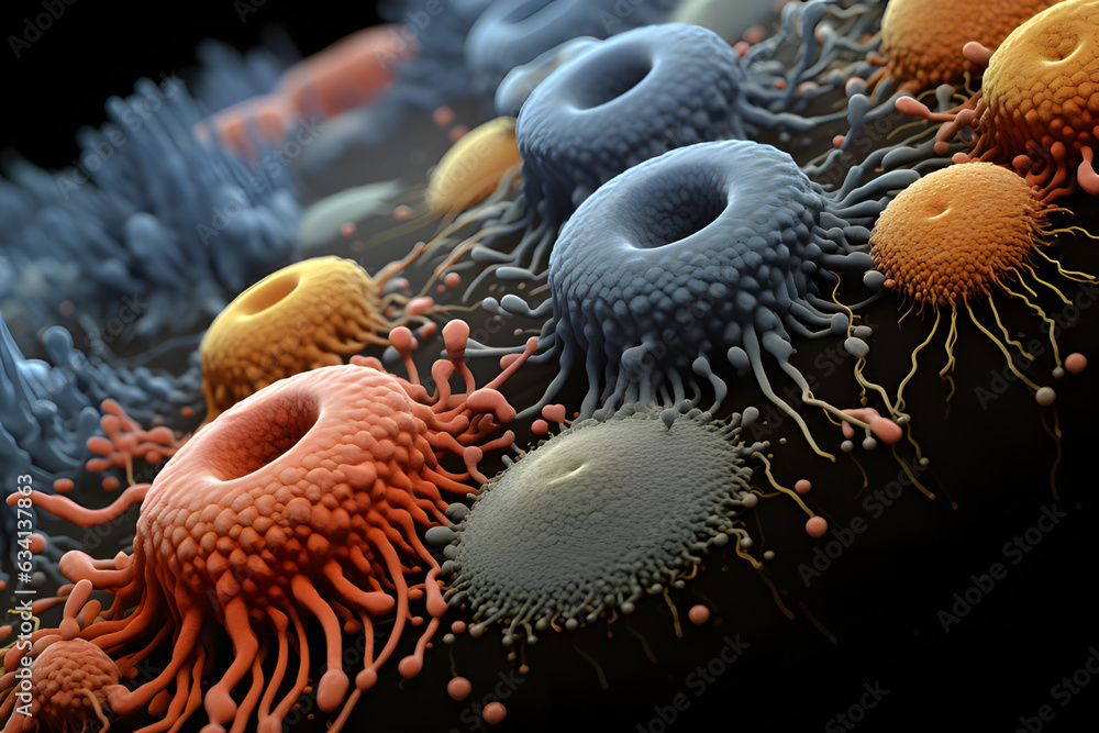 electron microscopy of microorganism,electron microscopy. Stock ...