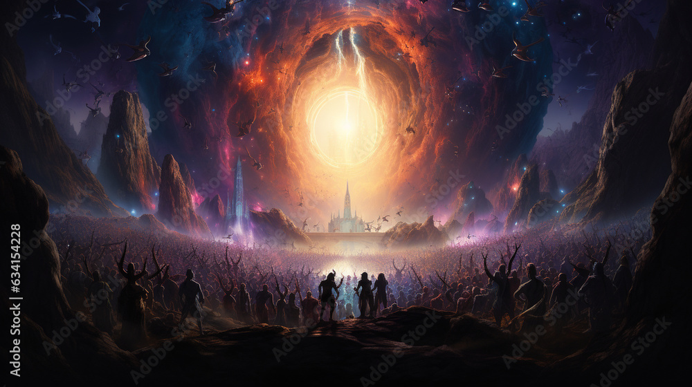 Easter Resurrection: A depiction of the resurrection of Jesus, with ...