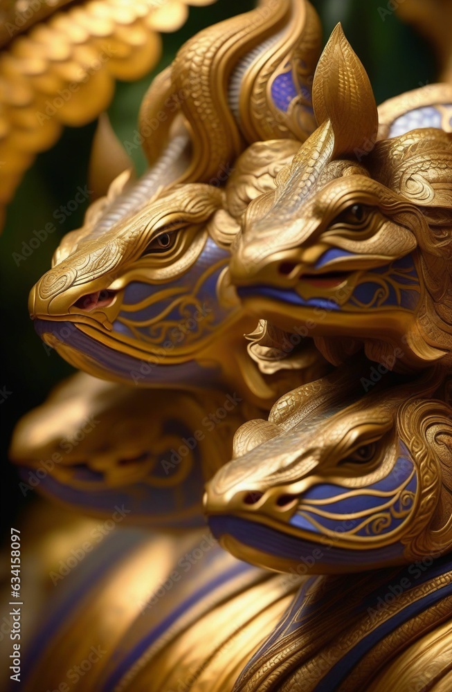 Foto de Naga - A serpent-like creature that is often depicted with the ...