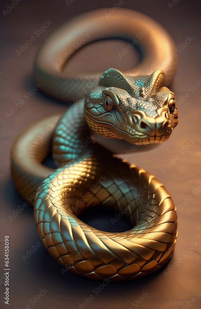 Naga - A serpent-like creature that is often depicted with the head of ...