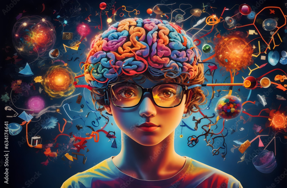 Foto de Visualizing ADHD Complexity A Dynamic Depiction of Focus ...