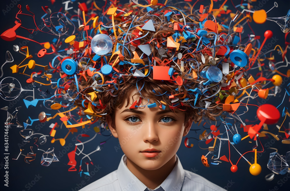 Visualizing ADHD Complexity A Dynamic Depiction of Focus, Distraction ...