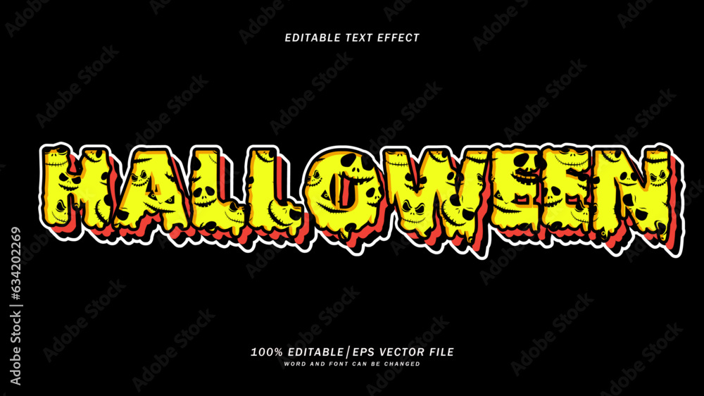 Editable 3D Text for Halloween: Transform Your Designs with Spooky ...