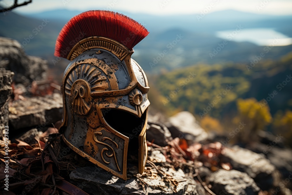 Photo & Art Print Lone Guardian of Valor: Interpreting the Symbolism of ...