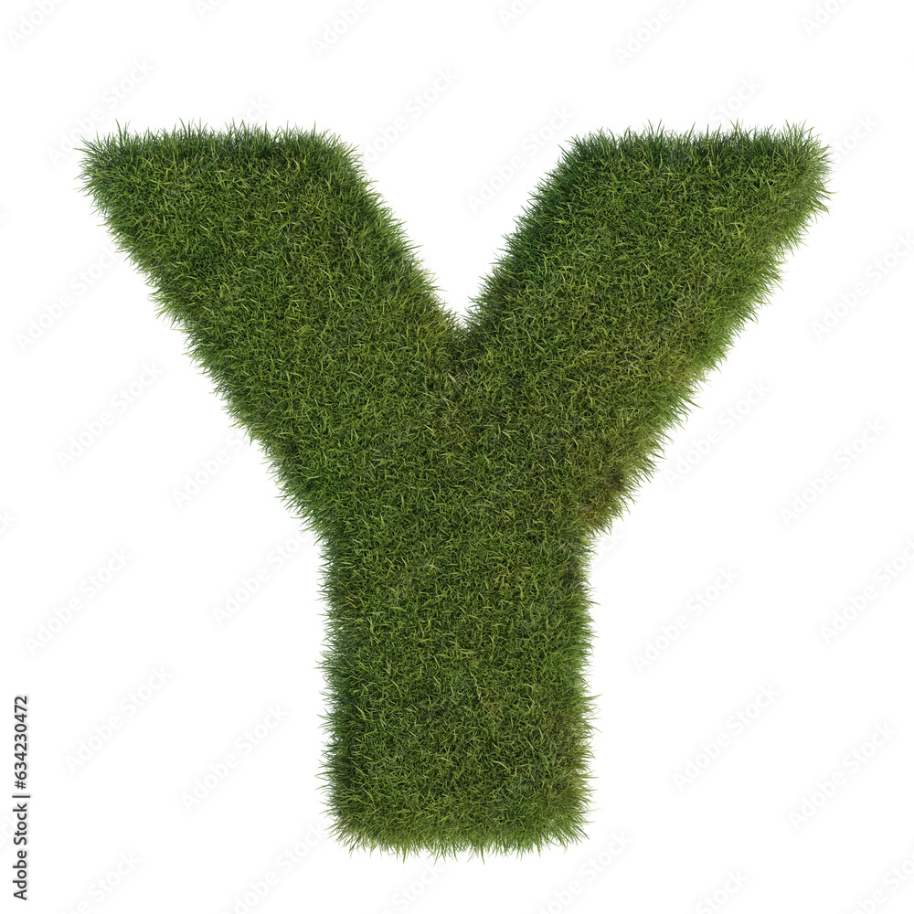 ภาพประกอบสต็อก alphabet, letter Y, font art 3d rendering, artistic font ...