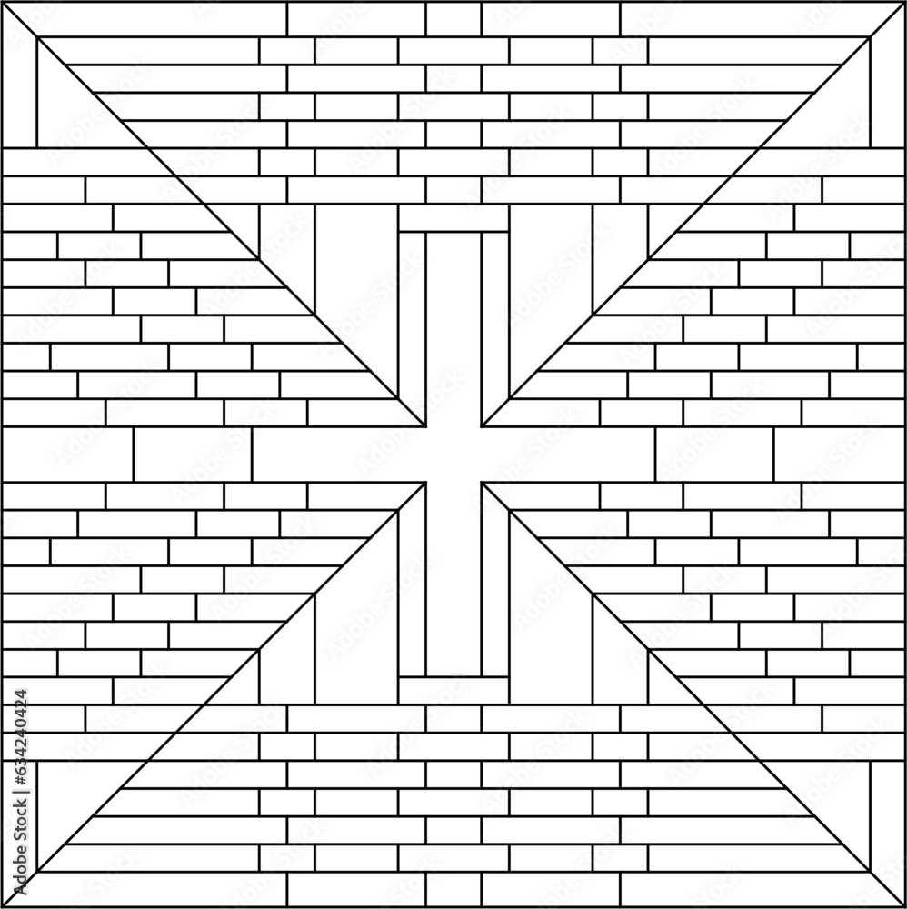 Vecteur Stock Easy Coloring Pages for Adults. Coloring Page of ...