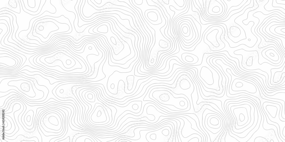 Seamless pattern with lines Topographic map. Geographic mountain relief ...