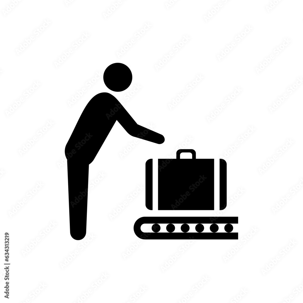 ISO 7001 TF 020: Baggage reclaim Stock Vector | Adobe Stock ISO 7001 TF 020: Baggage reclaim Stock Vector | Adobe Stock