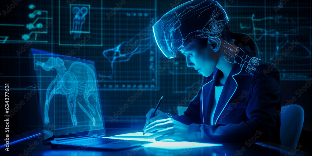 Doctors can keep electronic medical records on a laptop. Artificial ...