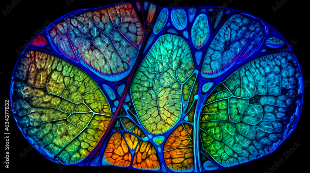 Explore the hidden beauty of plant cell structure through microscopic ...